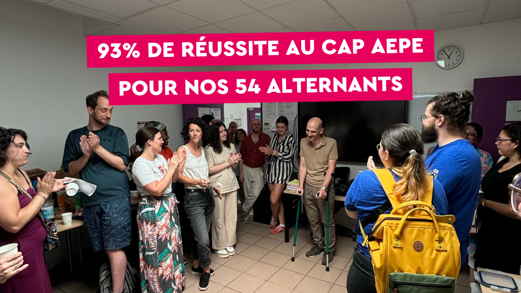 Réussite au CAP AEPE pour nos 54 alternants